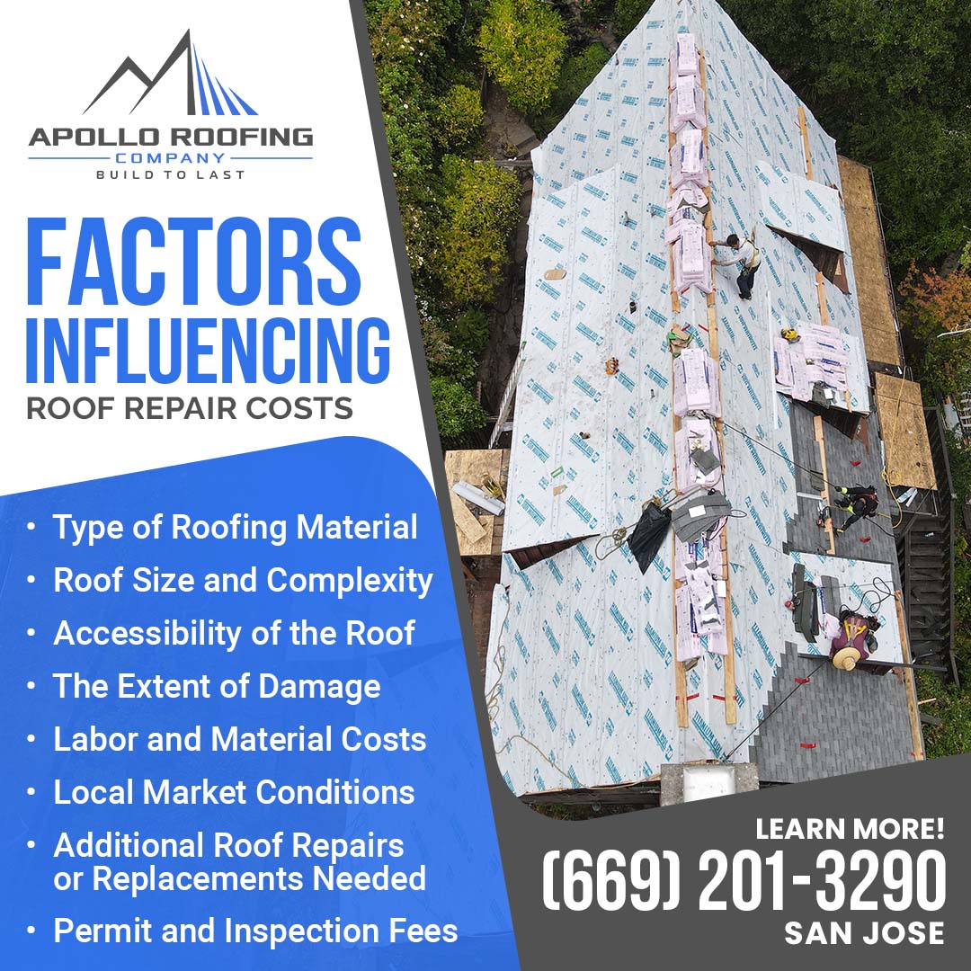 Factors Influencing The Cost Of Roof Repair Services - Apollo Roofing ...