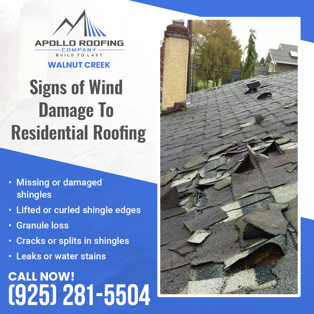 Dealing With Wind Damage To Residential Roofing - Apollo Roofing Company